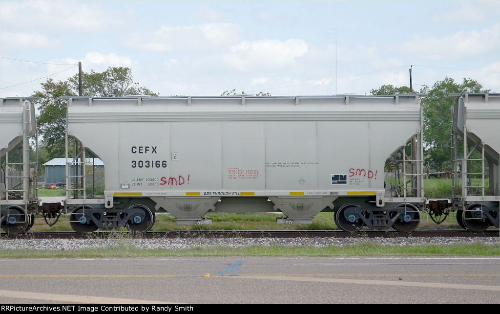 CEFX 303166, northbound - second side